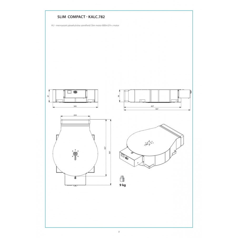 Falmec KOMPAKT SLIM motor